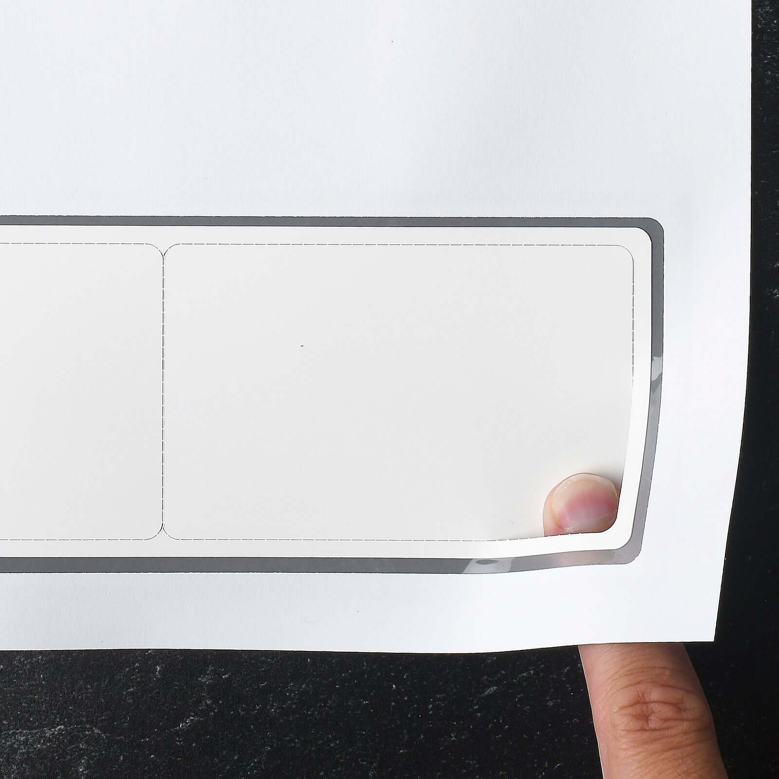 LMC702 2 up Premium Polyester Card 7.0 mil Smooth White - Laser Member ...