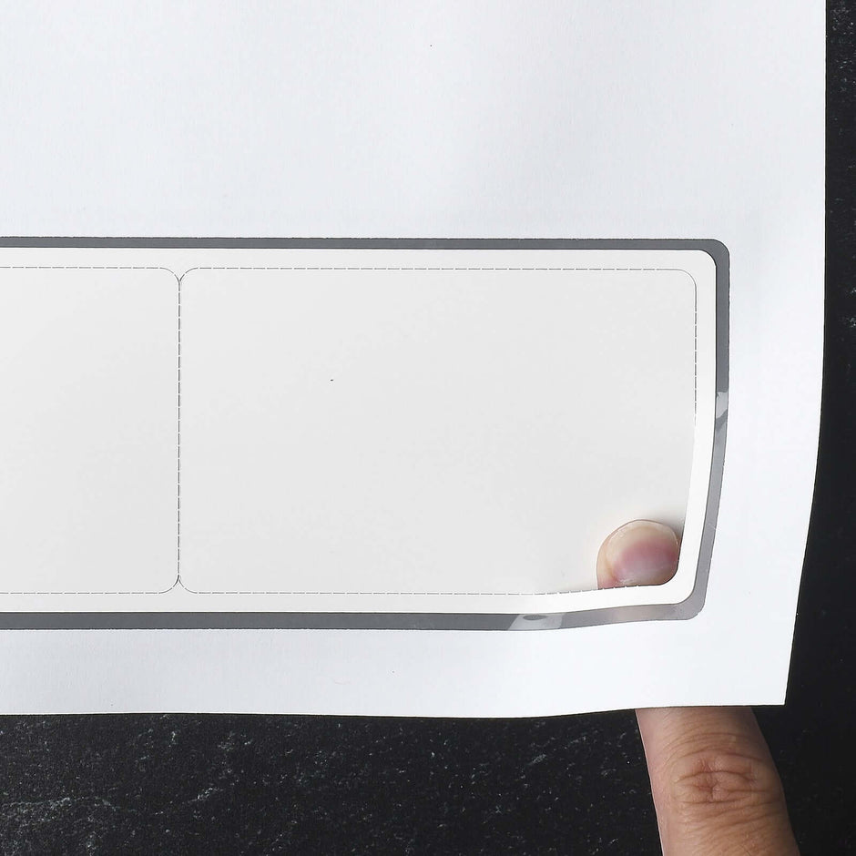 Blank Laser Membership Cards - 2 up Laser Membership Cards on 8.5 x 11 ...